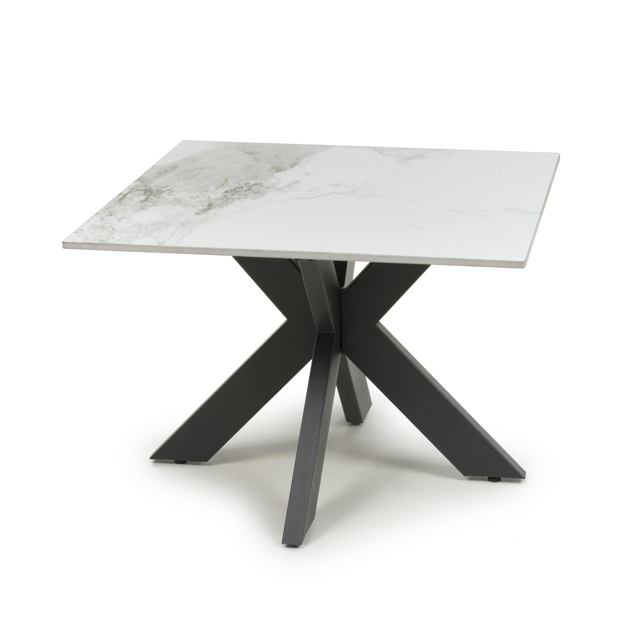 Osaka Square End Table in White