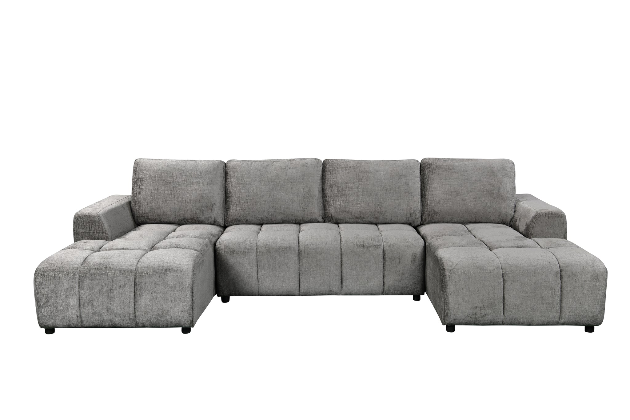 Arden Luxury Grey U Shape Sofa Bed