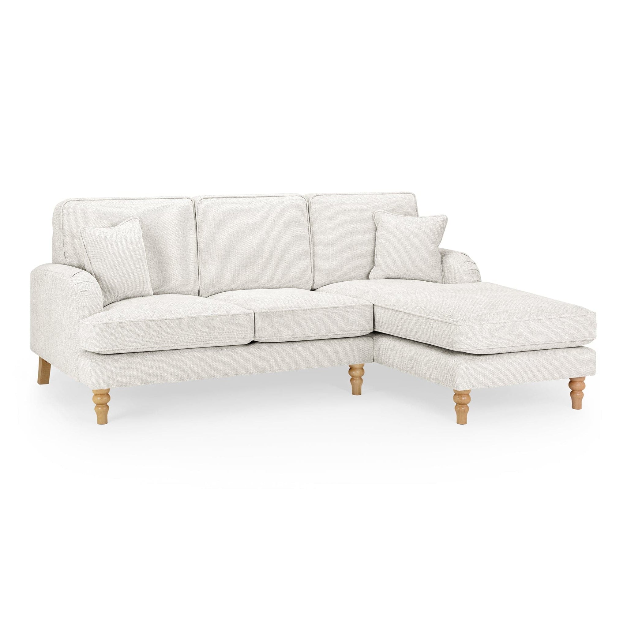 Banks Cream Right Hand Facing Corner Sofa | AMC Furniture