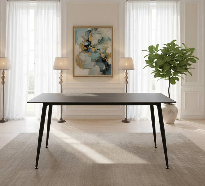 Stockholm 1.6m Grey Dining Table | AMC Furniture
